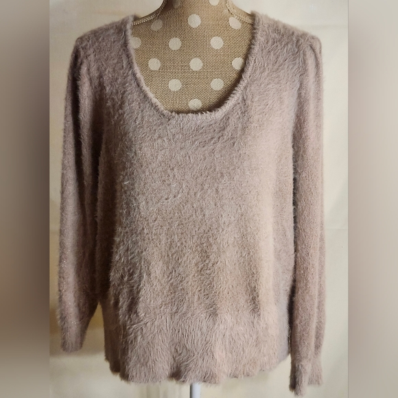 Marled | Sweaters | Fluffy Pink Sweater By Marled | Poshmark